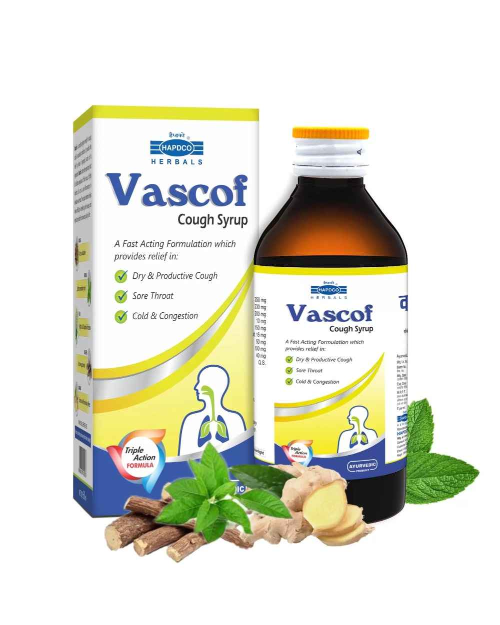 VASCOF COUGH SYRUP - Natural Relief for Cough & Throat – Orgavia Herbals